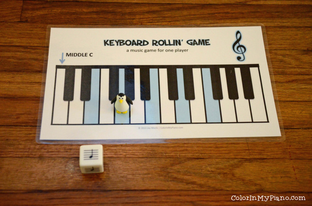 Keyboard Rollin’ Game – Color In My Piano