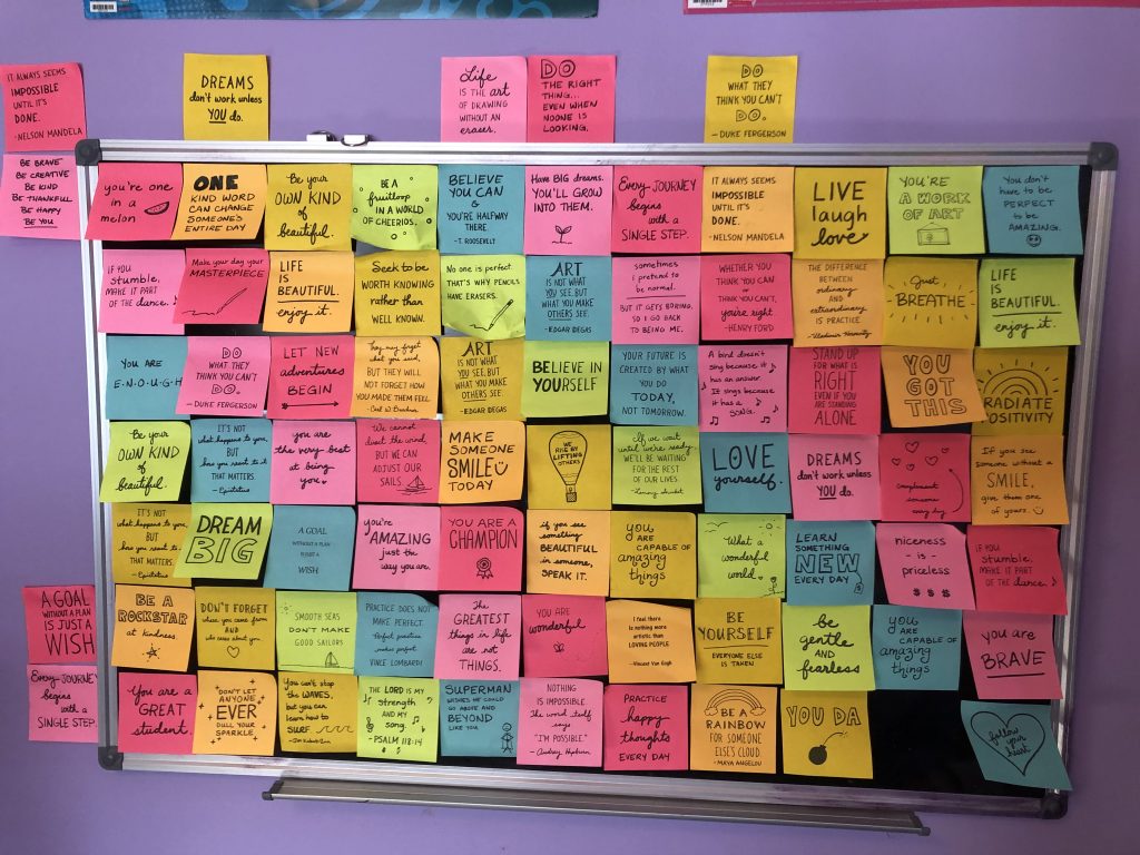 Highlight: Notes-To-Self Wall Art Kit – Color In My Piano