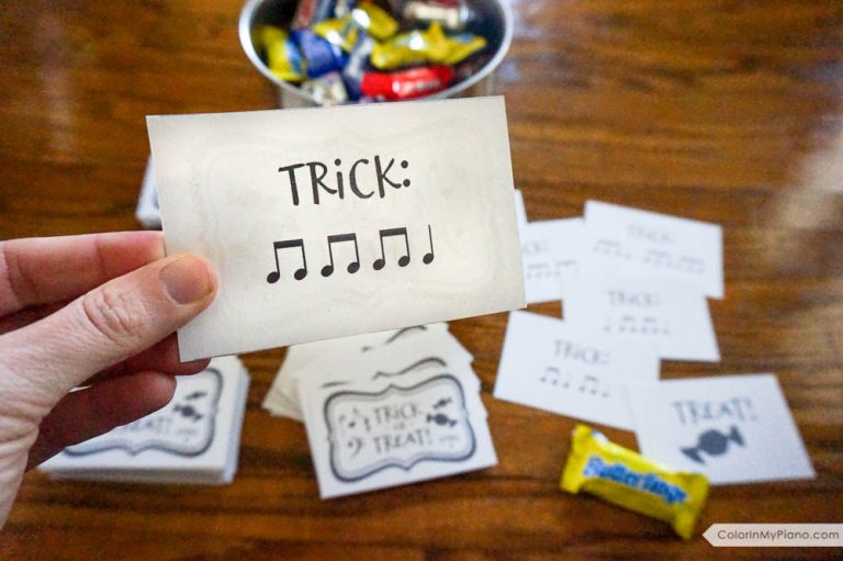 NEW in Shop: Trick-or-Treat! Rhythm Game – Color In My Piano