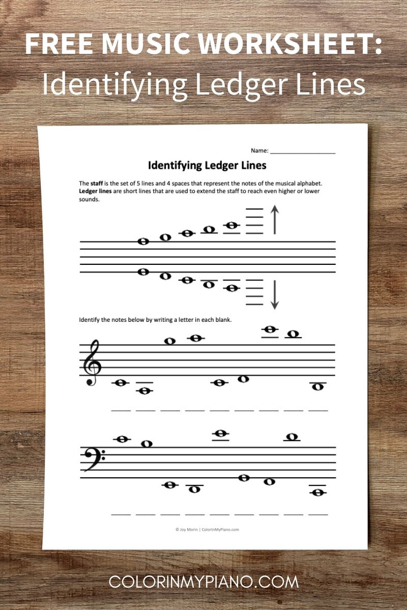 Worksheets – Color In My Piano